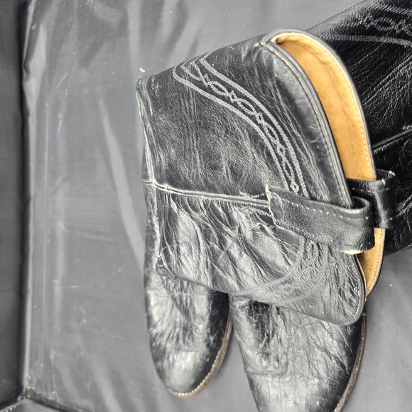 Dan Post | Shoes | Dan Post Black Cowboy Western Boots With Classic ...